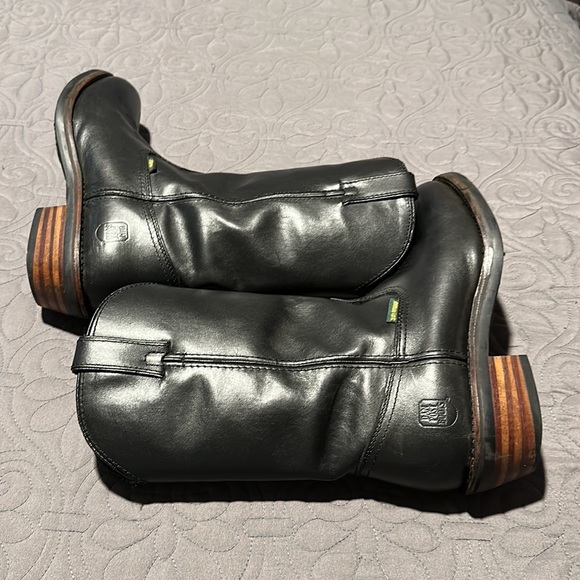 Dan Post | Shoes | Vintage Dan Post Mens Cowboy Boots Wood Heels Size 9 ...